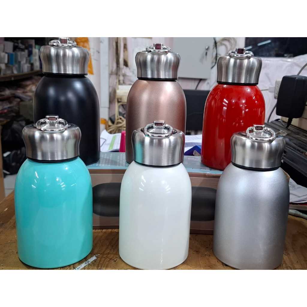 TERMOS Gemoy Mini Stainless Thermos 320ml Hot and Cold Resistant ...