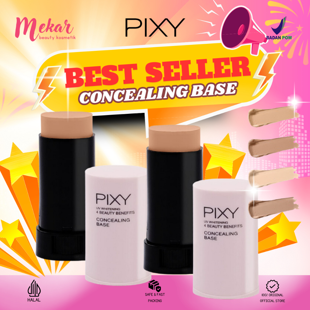 PIXY Concealing Base 9gr | Foundation Stick Pixy | Pixy Foundation ...