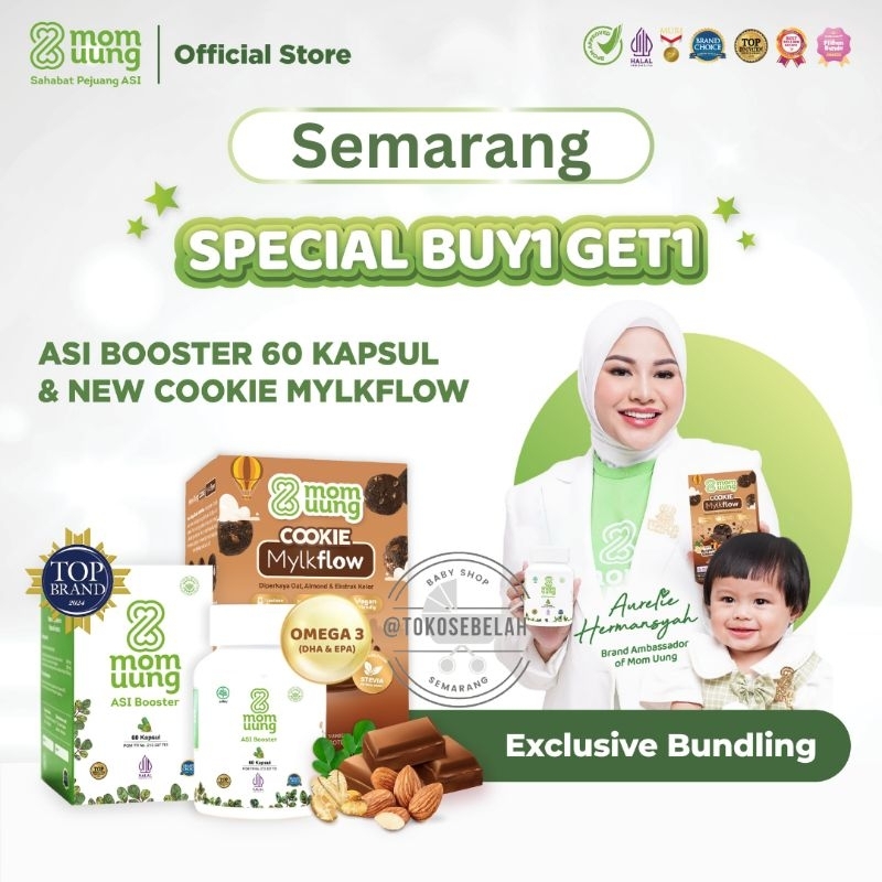 Mom UUNG MOMUUNG ASI Booster Breast Milk Booster Herbal Moringa Leaves ...