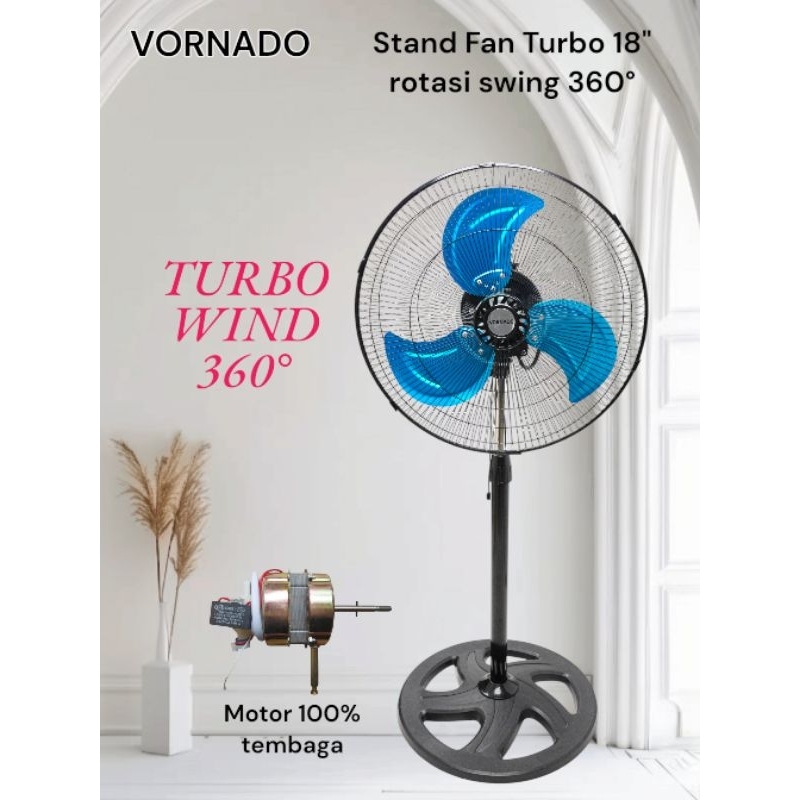 Vornado 18 inch professional swing 360 turbo wind fan | Shopee Malaysia