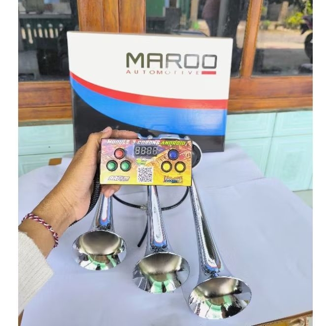 Android 3 Funnel Horn 75 Tone Angklung 12v and 24v | Shopee Malaysia