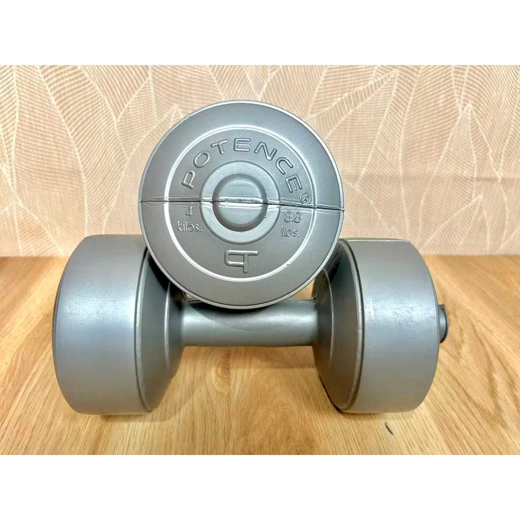 (Tiger) Empty plastic dumbbell barbell 1kg free box packing (1 pc ...