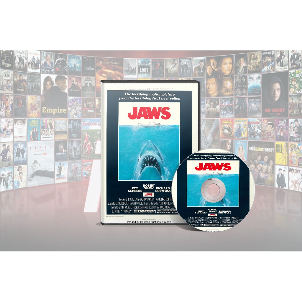 Jaws & Jaws 2 & Jaws 3D & Jaws The Revenge Film DVD Collection (1975 ...