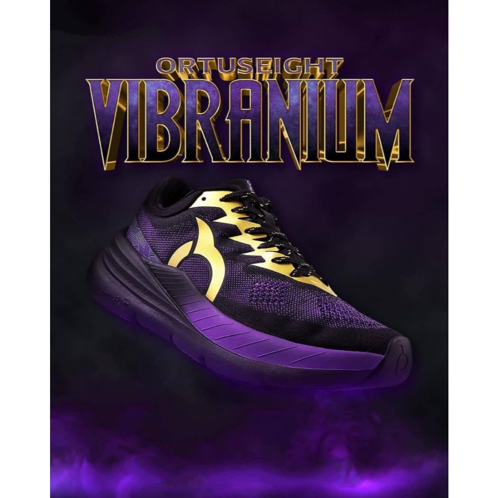 Ortuseight X MARVEL PHANTER RUNNING SHOES - VIBRANIUMCAN PAY ON THE ...