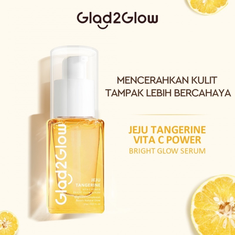 Glad2glow Jeju Tangerine Vita C Power Bright Glow Serum | G2g Vitamin C ...