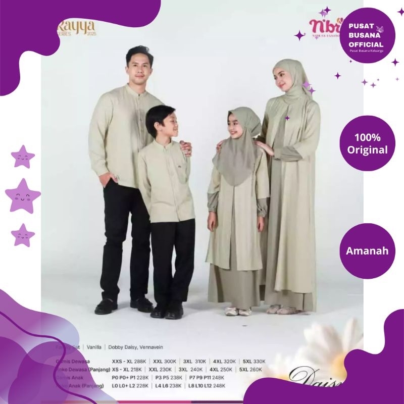 Sarimbit DAISY VANILLA SARIMBIT RAYA SERIES SARIMBIT NIBRAS 2025 ...