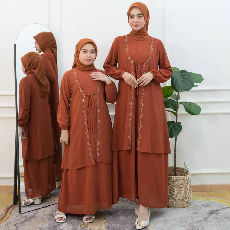 Shabira GAMIS OUPLE MALAYSIA MOTHER AND CHILD - DRESS CERUTY SPLIT ...