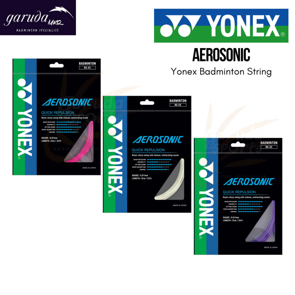 Yonex Aerosonic Strings / Aerosonic badminton Racket Strings ...