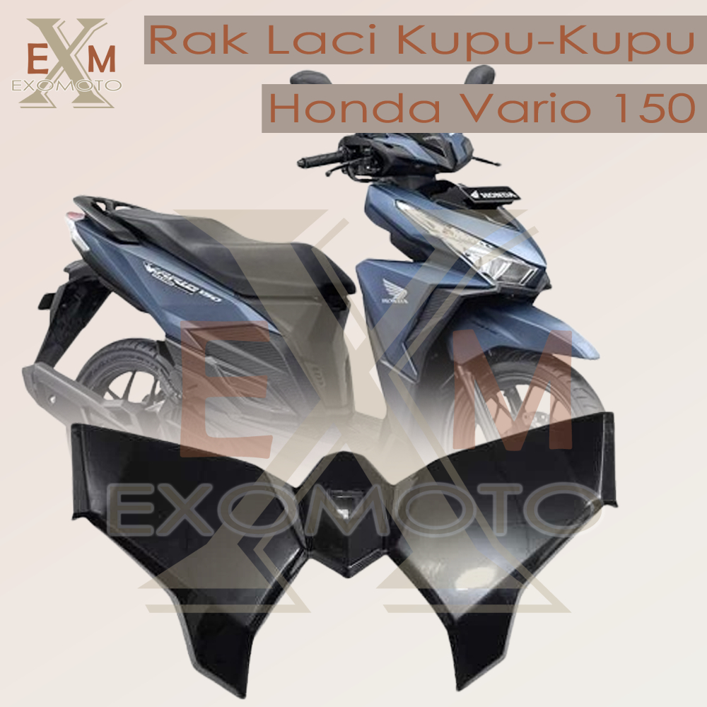 Honda Vario 150 Exomoto Motorcycle Butterfly Drawer Rack | Shopee Malaysia