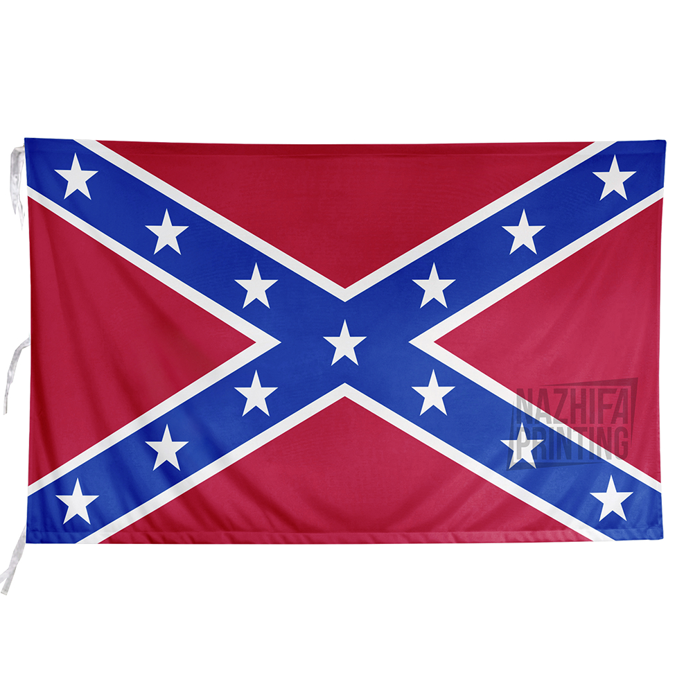 Nazhifa Printing - Confederation Flag USA Confederate battle Flag 1905 ...
