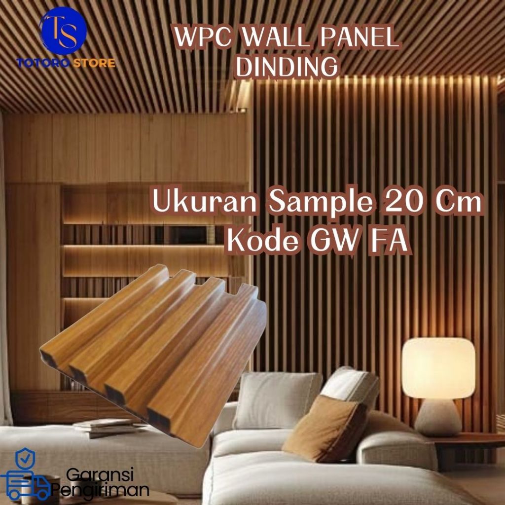 WPC Wall Panel - Anti-Termite, Waterproof and Durable (20CM SAMPLE SIZE ...