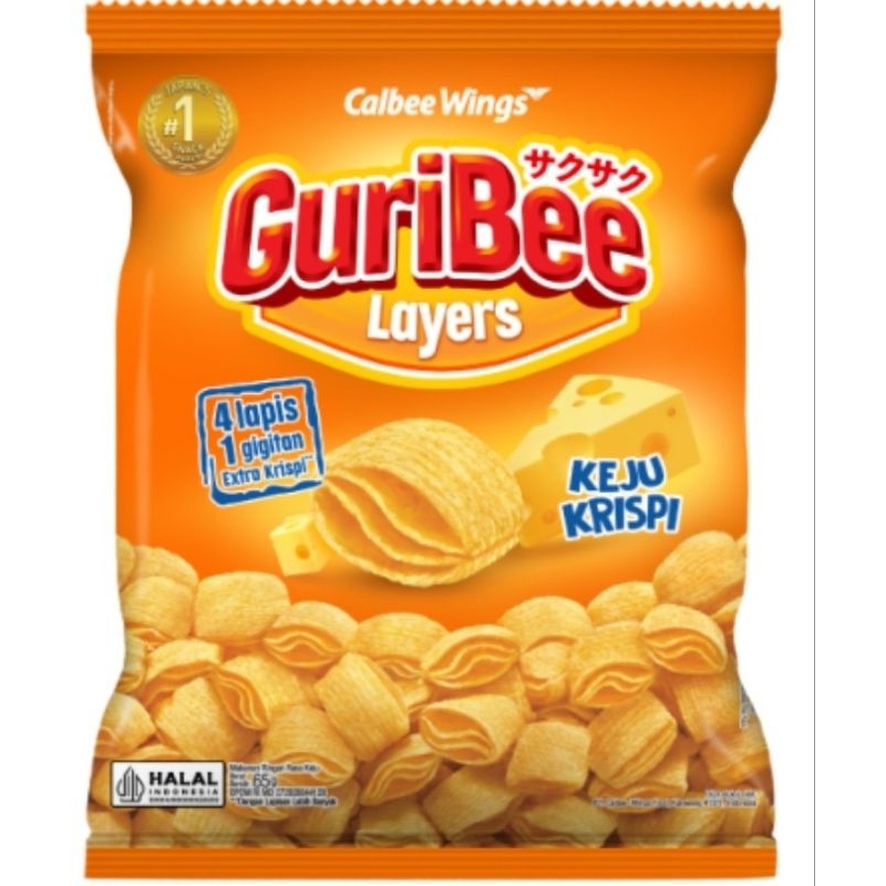Guribee crispy cheese 65g | Shopee Malaysia