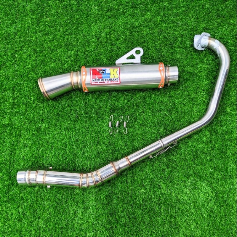 Super open NLK ROUND Conical open Exhaust PIPE TM-x 155 Bajaj CT100/125 ...
