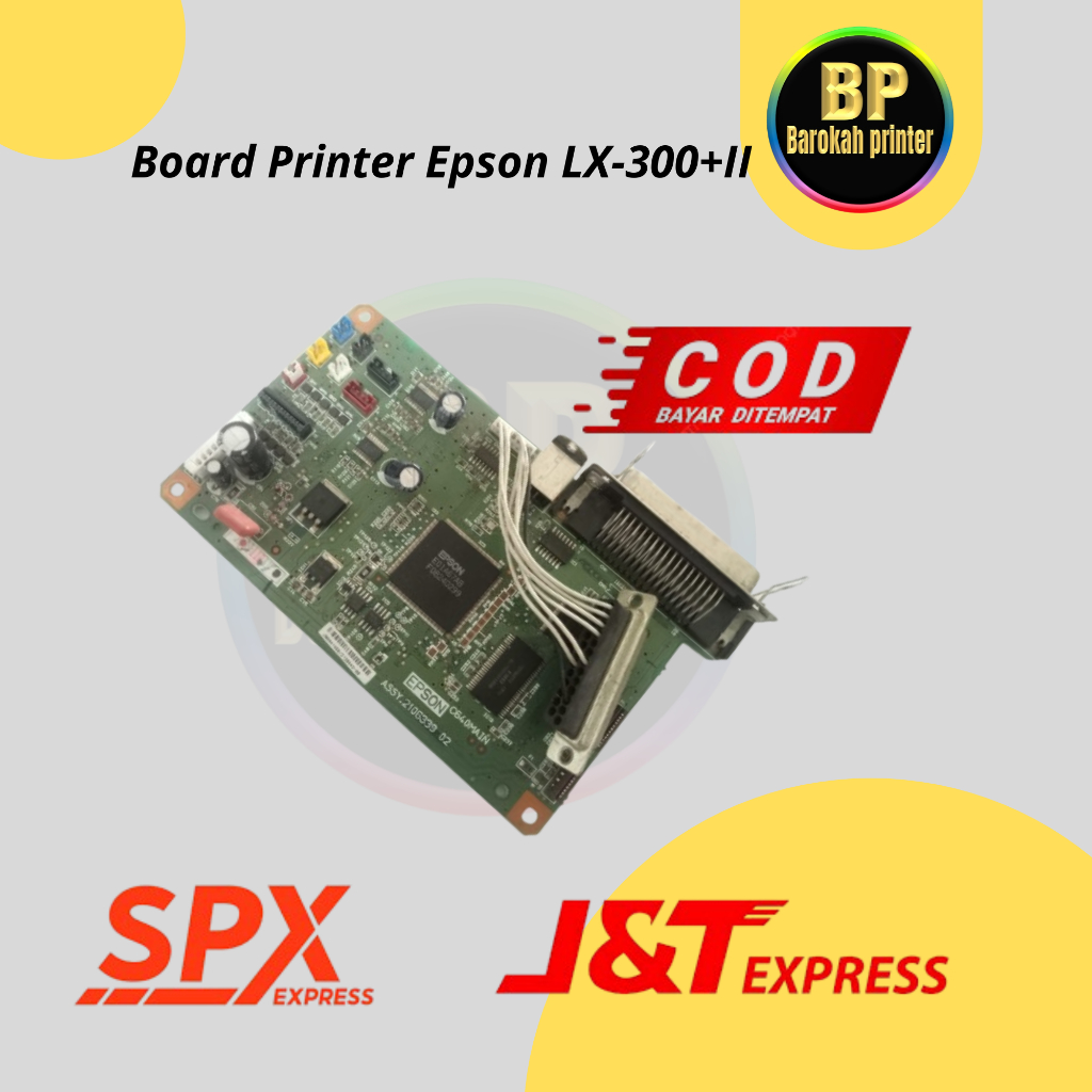 Epson LX-300+II Printer Board, LX300+II Mainboard, LX300 Motherboard ...