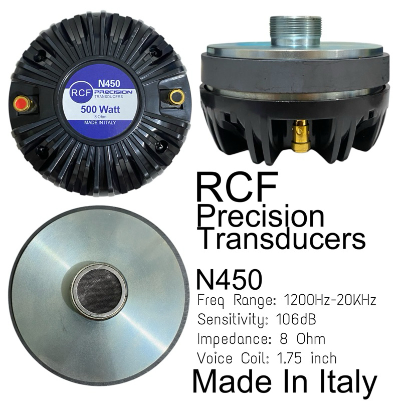 Rcf N450/N350/N350T Grade A Tweeter Model Drat 500Watt Driver Made In ...