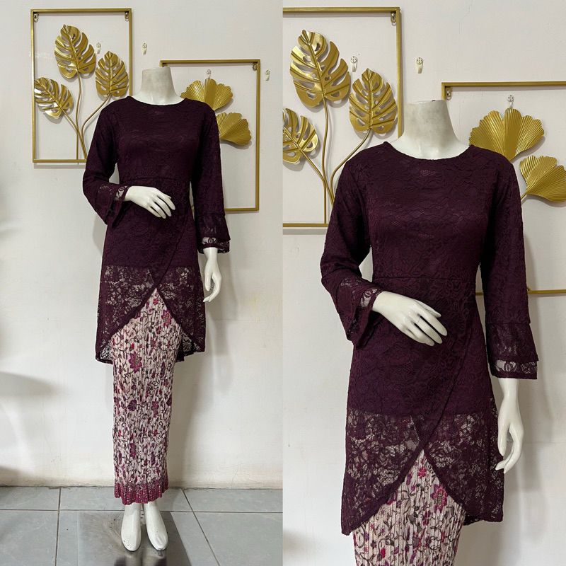 Alea SILANG BROCADE KEBAYA SET/PARTY UNIFORM KEBAYA/GRADUATION KEBAYA ...