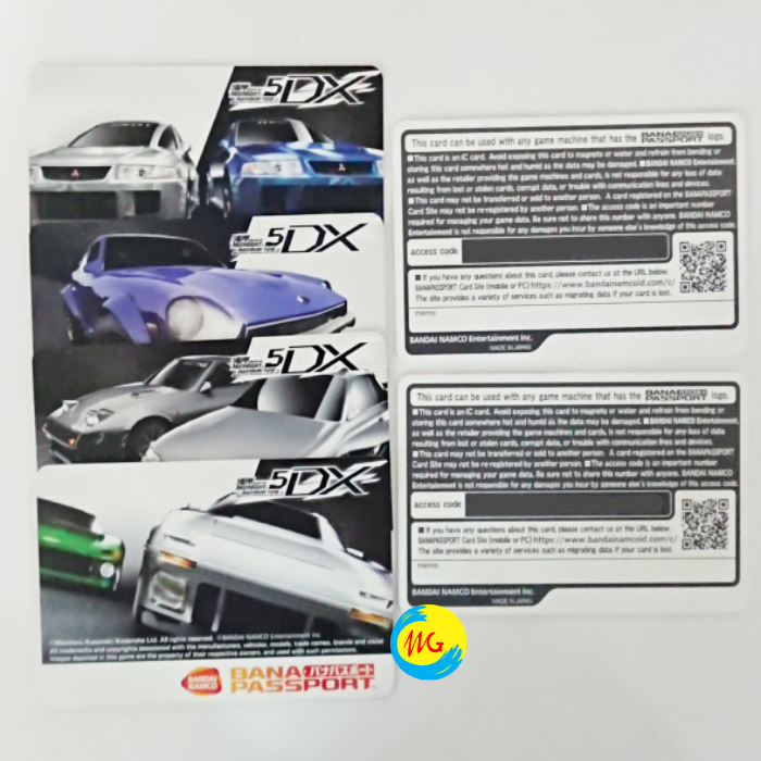 Banapass Namco Bandai Wangan Midnight Maximum Tune 5DX WMMT Card | Shopee Malaysia