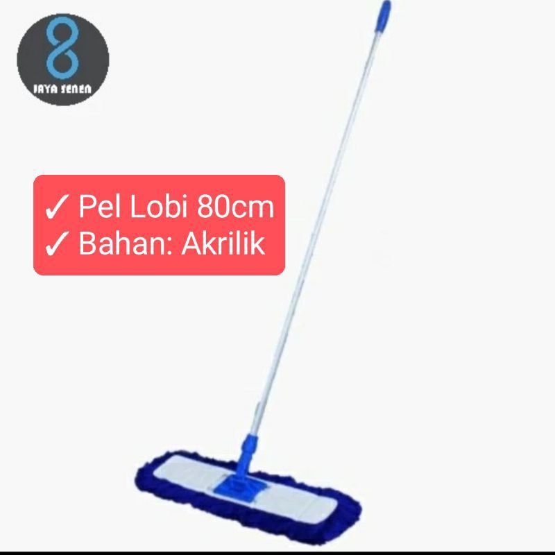 80cm Acrylic Lobby DUST MOP Acrylic DUST Pusher biru | Shopee Malaysia