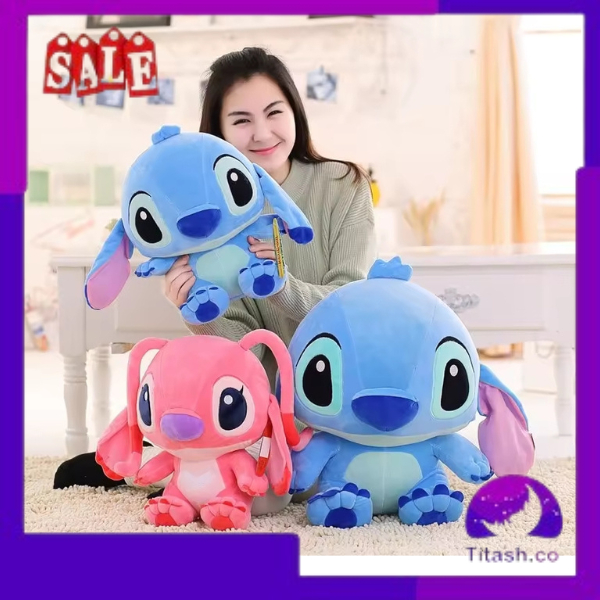 Disney Stitch Doll, Large Cute Jumbo Size, Soft Material and Pink and ...