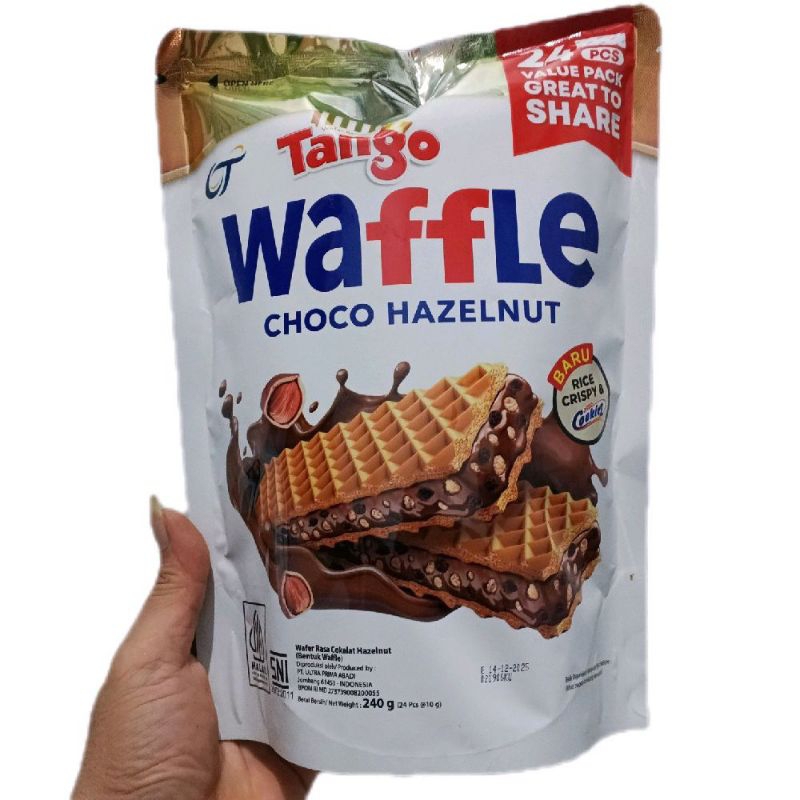 Tango waffle Wafer Choco Hazelnut 24pcs Value Pack 240gr | Shopee Malaysia