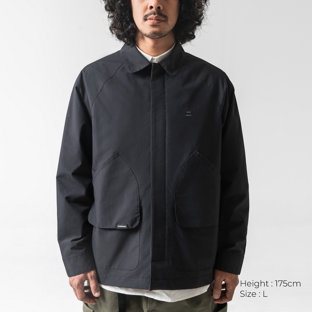 HITAM Gerber Coach Jacket Outer Bodypack - Black | Shopee Malaysia