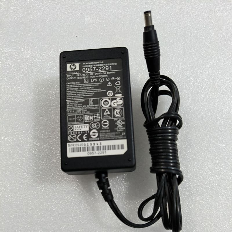 Hp Scanner Adapter Code 0957-2291 12V-1250mA HP 12V DC Adapter | Shopee ...