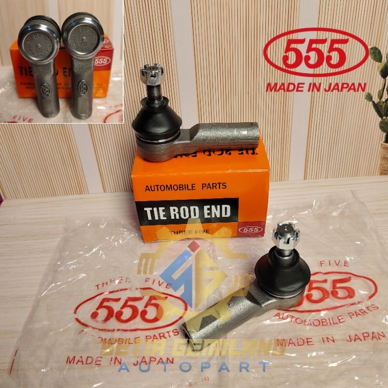 Tie ROD END TIROD INNOVA HILUX SINGLE 2005-2015 ORIGINAL 555 JAPAN ...
