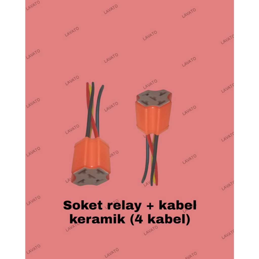 Relay Socket + Ceramic Cable (4 Cables) | Shopee Malaysia