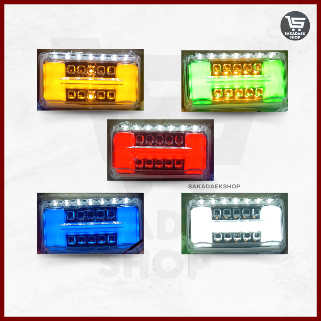 12 & 24V Fuso Tronton Bus Led Body Lights Model H Side Lights ...