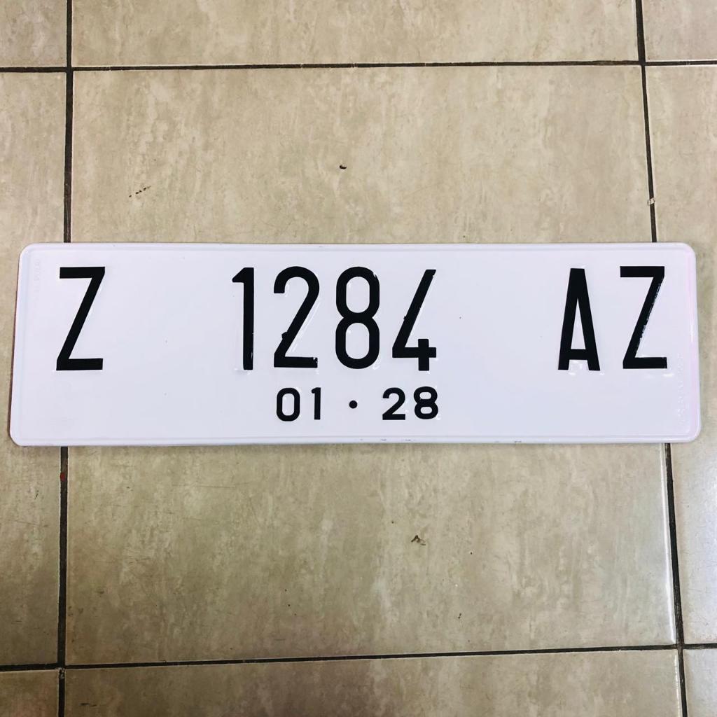 PUTIH Newest WHITE CAR NUMBER PLATES FOR NEW PLATES FREE CUSTOM ...