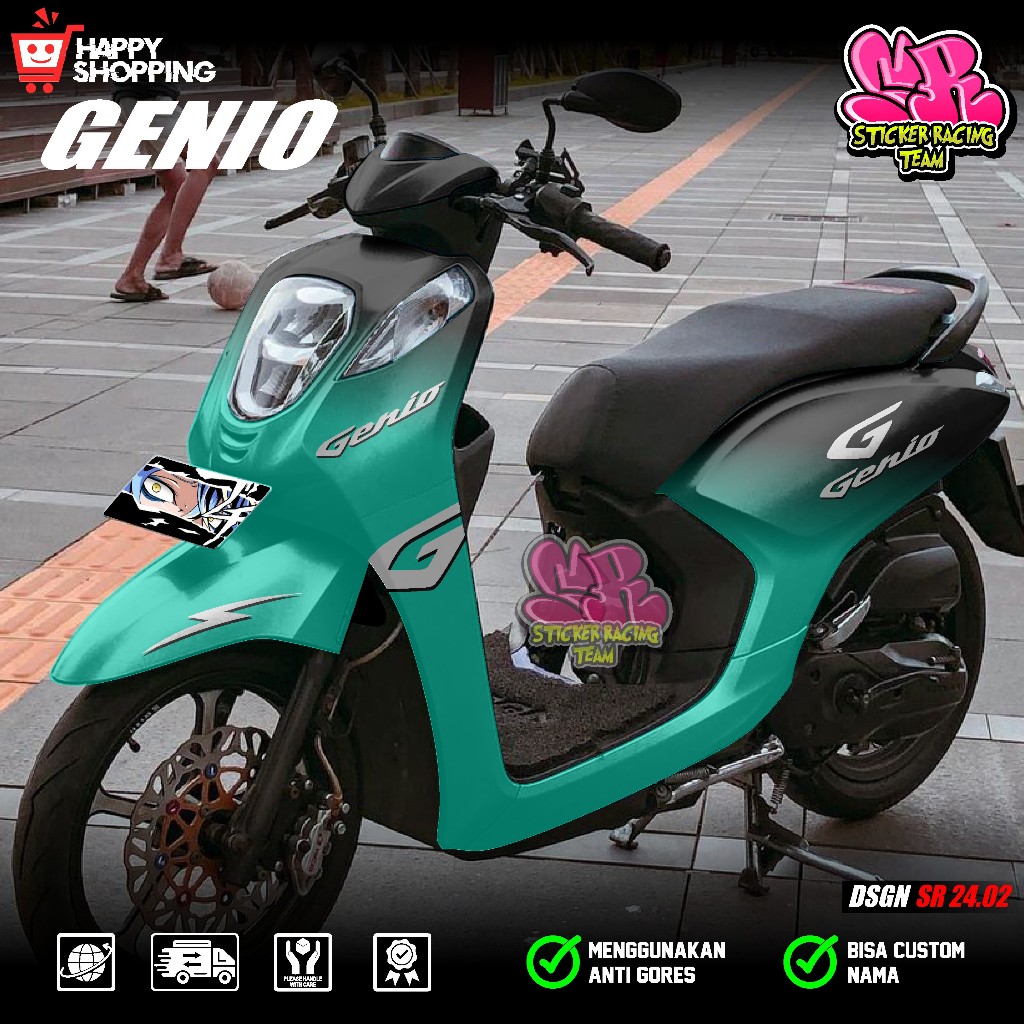 Honda Genio Motorcycle Full Body Decal Sticker 2019 2020 2021 2022 2023 ...