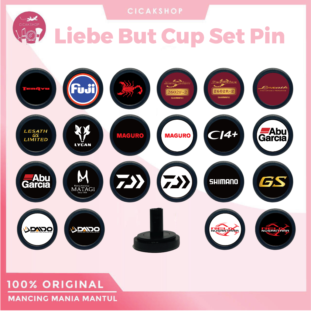 Cicakshop88 Liebe but cup fishing rod lesath gs/scorpion/c14/ci4 ...