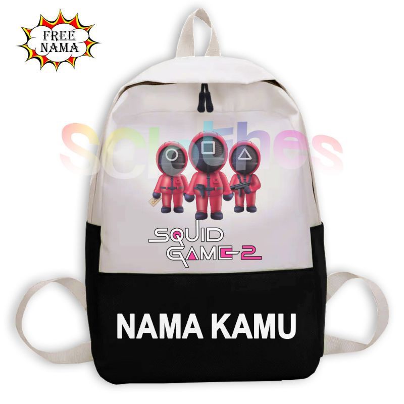 Squid GAME 2 GUARD Children's School Backpack | Shopee Malaysia