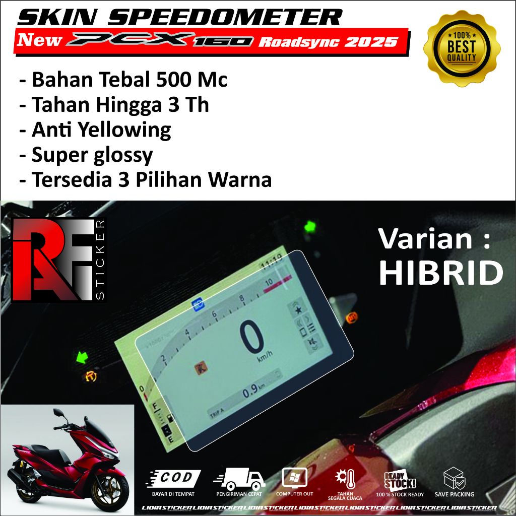 Roadsync Skin Speedometer New PCX 160 2025 Thick | Shopee Malaysia
