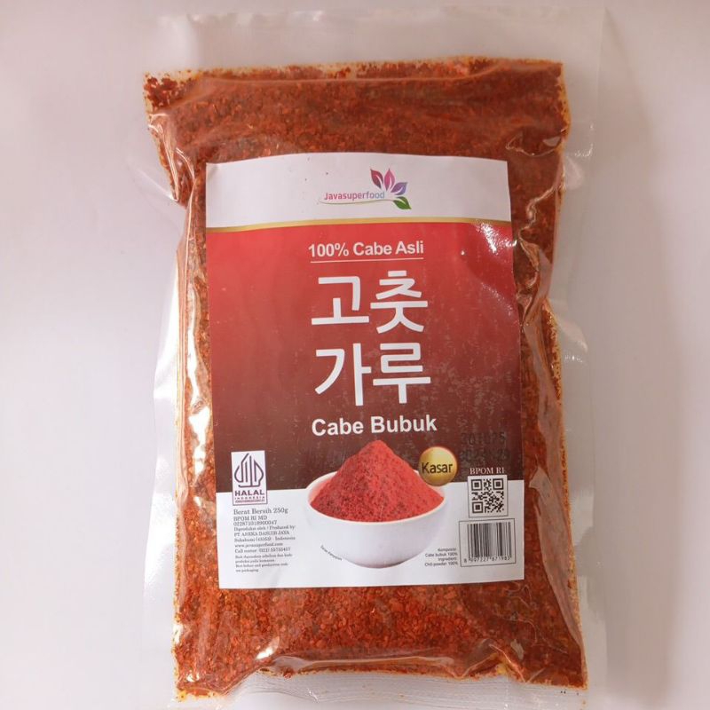 Gochugaru - Coarse chili powder // Korean chili powder oripack 250g ...