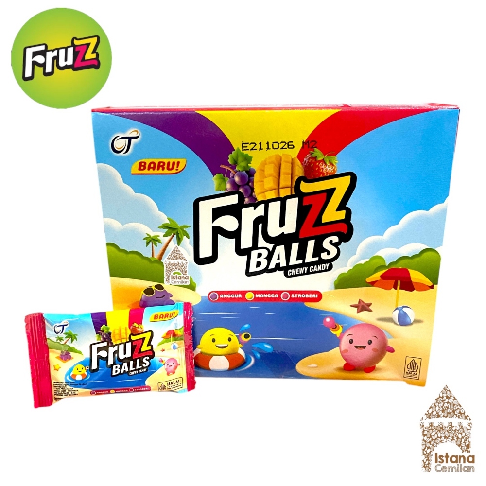 Fruzz Balls Chewy Candy Marbels Pack Candy (24 pcs) | Shopee Malaysia