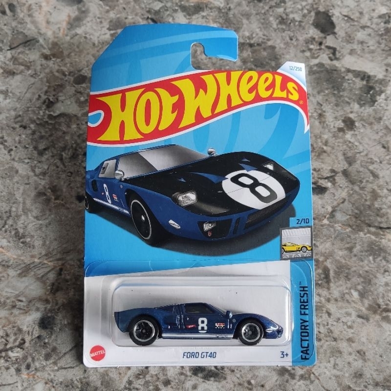 Hot Wheels Ford GT40 Blue - HW FACTORY FRESH | Shopee Malaysia