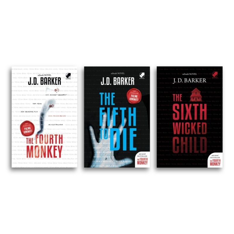 The Fourth Monkey The Fifth To Die The Sixth Wicked Child book J. D ...