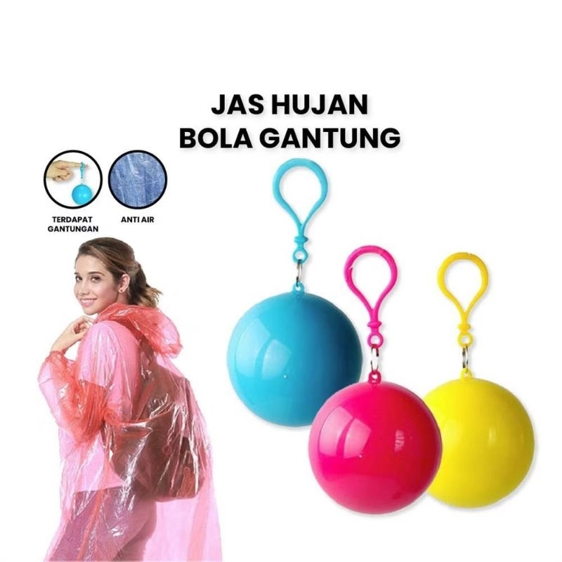 Tafbaby - Colorful Hanging Plastic Ball Raincoat Waterproof Portable ...