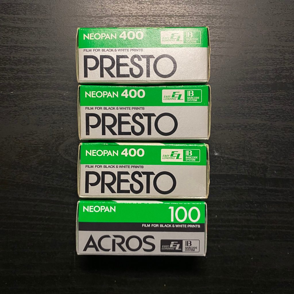 EXPIRED Roll Film Fujifilm Neopan Presto Acros, ISO 100 400 120mm ...