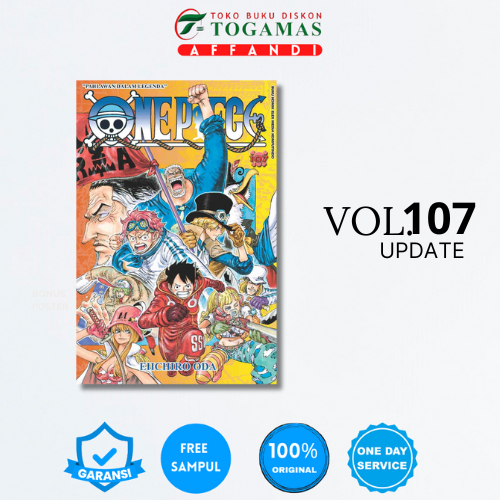 [ Update ] ONE PIECE VOLUME 107 | Vol 1 - 107 | Eiichiro ODA | Shopee ...