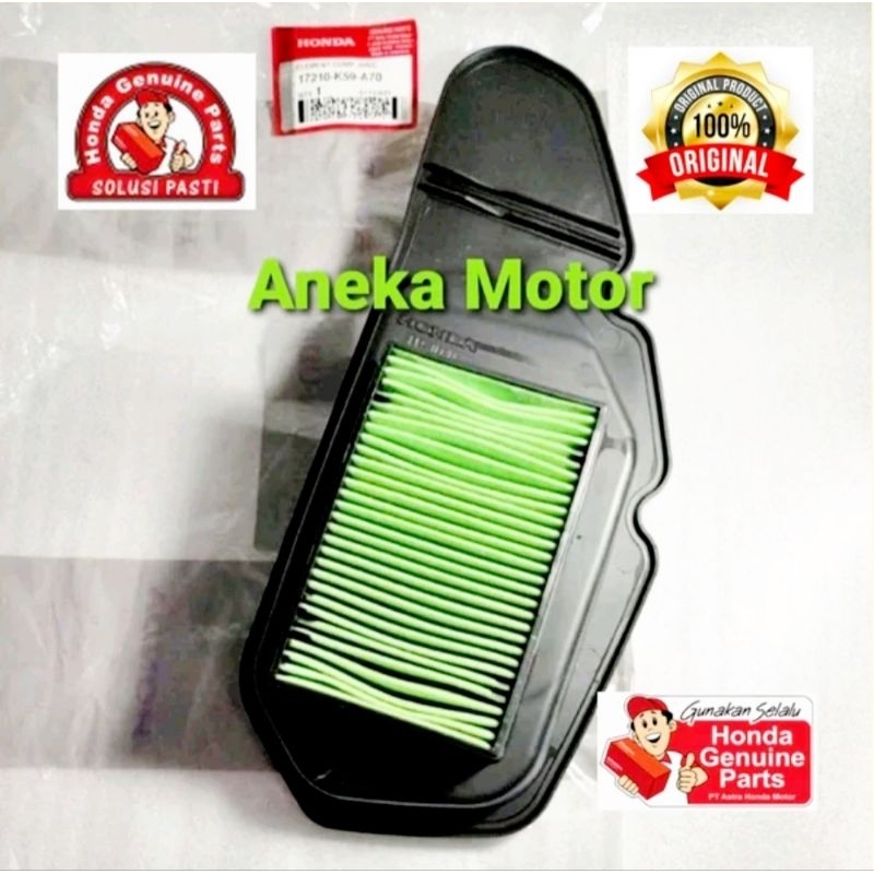 Honda New Vario 150 eSP K59J Air Filter Filter 100% Original Honda AHM ...