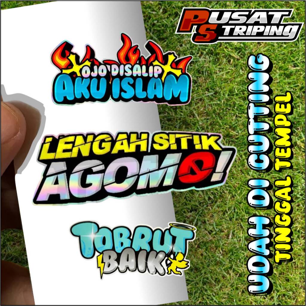 Pc3 Sticker Contents of 3 Stickers ojo slipped me islam Good Tobrut ...