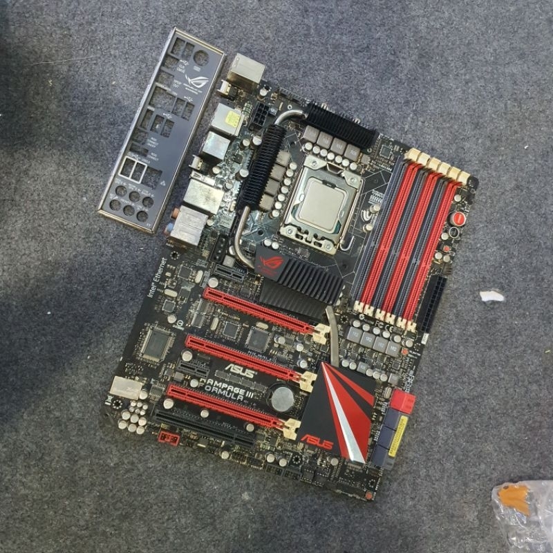 Asus X58 RAMPAGE III FORMULA PROCESSOR XEON E5645 RAM 12GB | Shopee ...