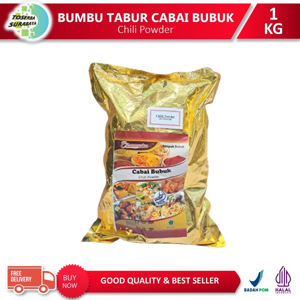 Instant Sprinkle Seasoning CHILI POWDER 750gr (Pack) HALAL MUI | Shopee ...