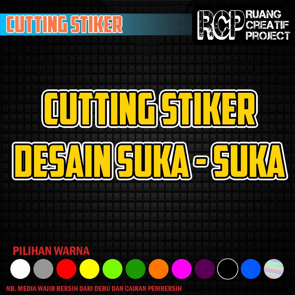 Cutting STICKER / SCOTLITE CUTTING / HOLOGRAM CUTTING STICKER | Shopee ...