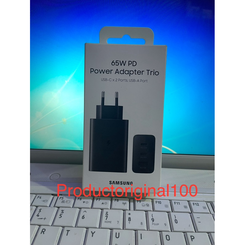 Original Samsung 65W Power Adapter Trio Travel Adapter | Shopee Malaysia