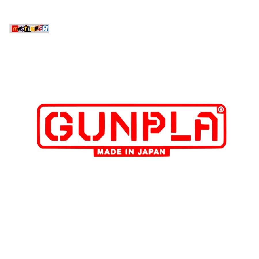 Gunpla sticker Japan logo gundam sticker | Shopee Malaysia