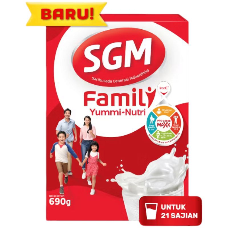 Sgm Family Yummi Nutri Creamy Vanilla Family Milk 690gr | Shopee Malaysia