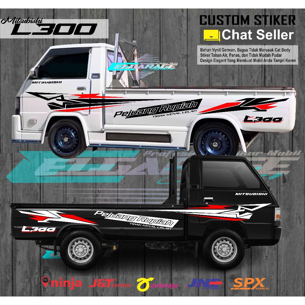 Pickup sticker l300 side body sticker pickup car l300 pickup sticker ...